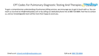 CPT Codes For Pulmonary Diagnostic Testing And Therapies.pdf