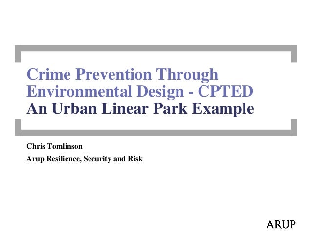 CPTED Presentation given to London First