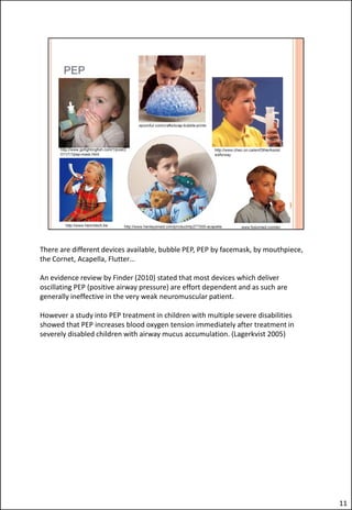 Respiratory Physiotherapy for Cerebral Palsy | PDF