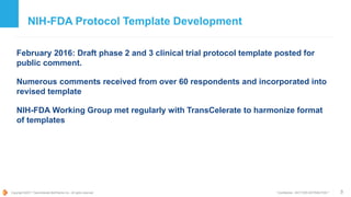 Common Protocol Template (CPT) Initiative - Collaboration with FDA and ...