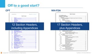 Common Protocol Template (CPT) Initiative - Collaboration with FDA and NIH | PPTX