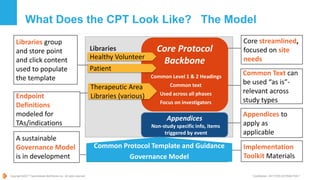 Common Protocol Template (CPT) Initiative - How was CPT Developed and ...