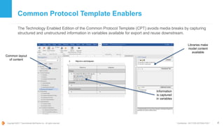 Common Protocol Template (CPT) Initiative - CPT and Disclosure: Connecting Critical Processes | PPT