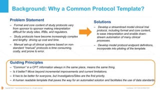 Common Protocol Template (CPT) Initiative - Implementation Toolkit Executive Summary | PPTX
