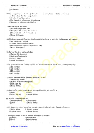Cpt june2013 questionpaper - final | PDF