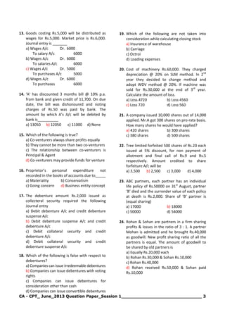 Cpt june 2013 question paper with solution[carocks.wordpress.com] | PDF