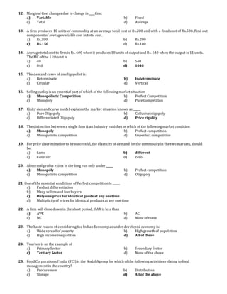 CA Cpt june 2014 question paper | PDF