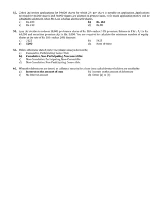 CA Cpt june 2014 question paper | PDF