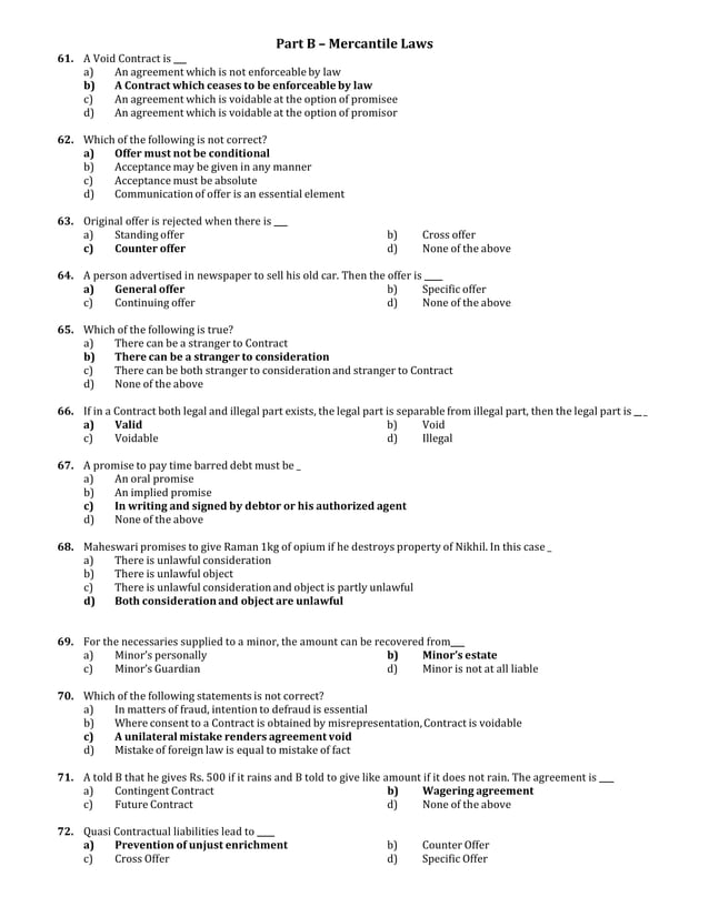 CA Cpt june 2014 question paper | PDF