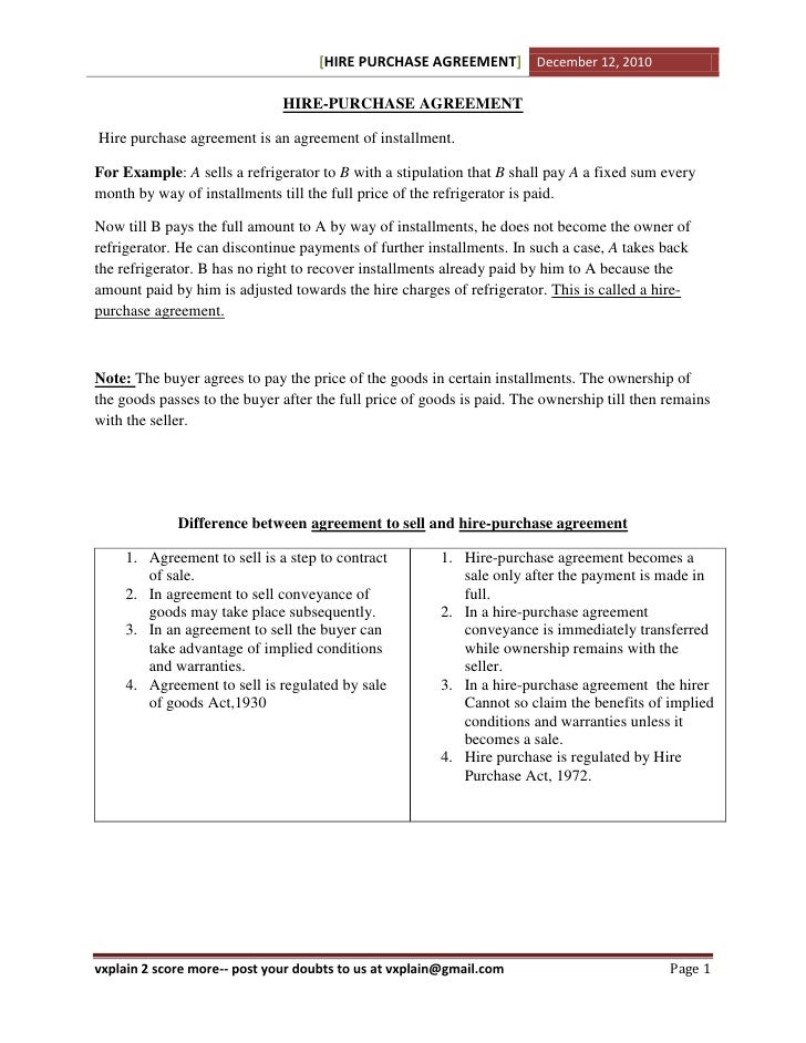 Hire Purchase Agreement Sample 17 Purchase Agreement Examples hire-purchase-agreement-sample-17-purchase-agreement-examples