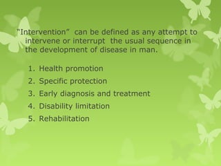Concepts of control & modes of intervention | PPT | Infectious Diseases ...