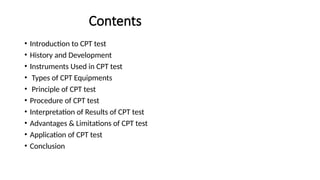 CPT Test used in Soil Investigation .pptx