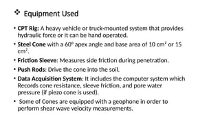 CPT Test used in Soil Investigation .pptx