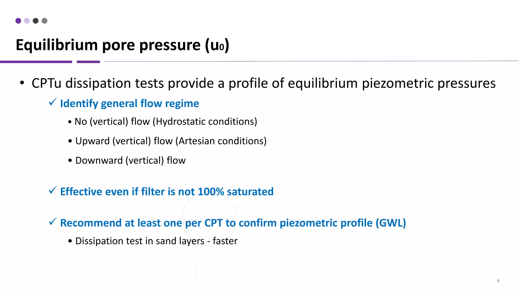 CPTu Dissipation Test | PDF