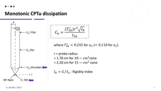 CPTu Dissipation Test | PDF