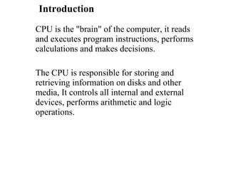Cpu | PPT