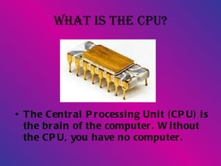 Cpu | PPT