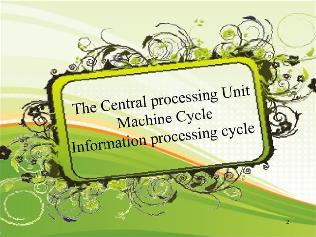 Cpu | PPT | Operating Systems | Computer Software and Applications
