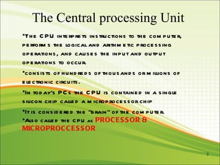 Cpu | PPT