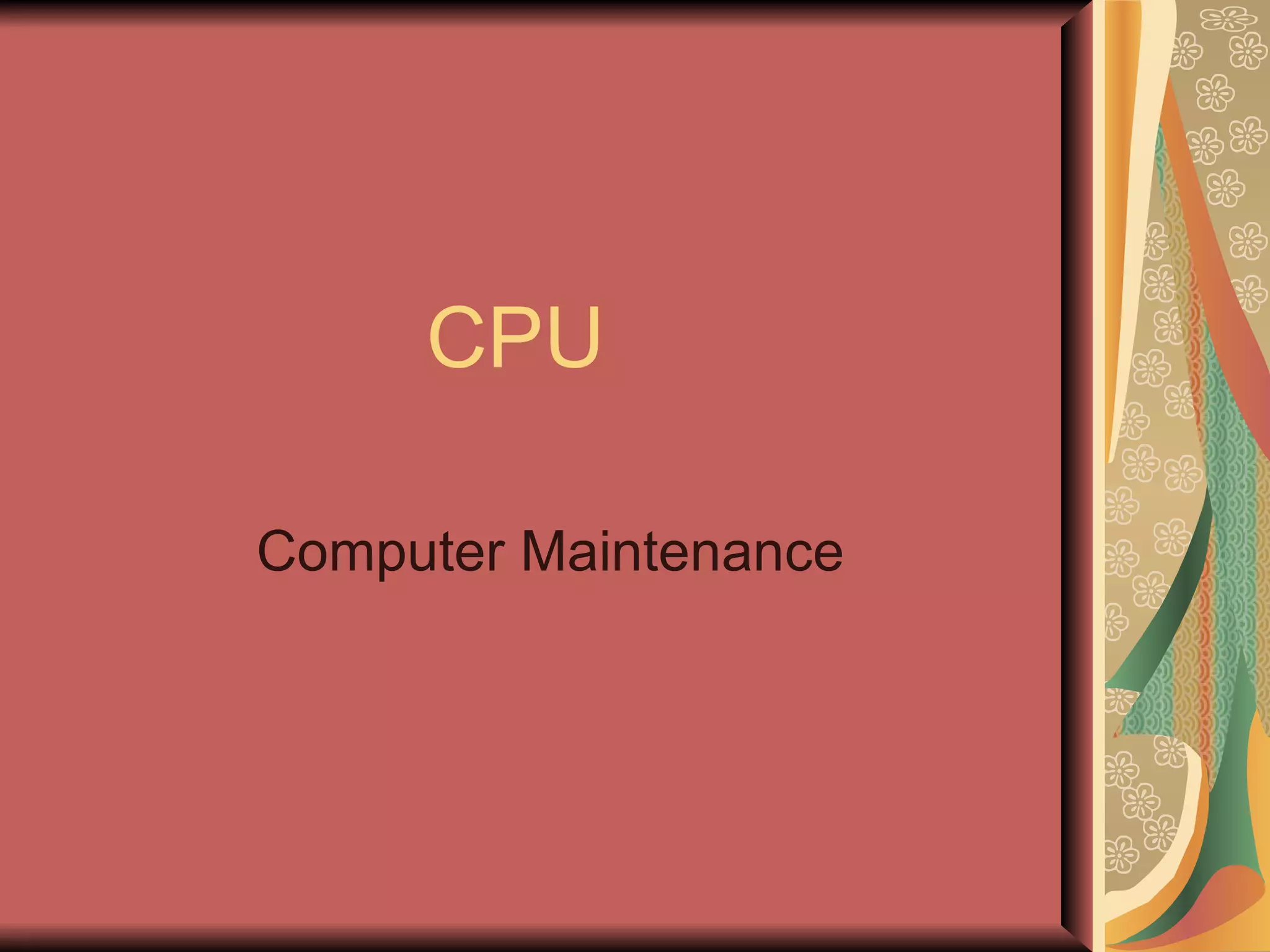 CPU | PPT