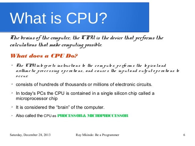 CPU