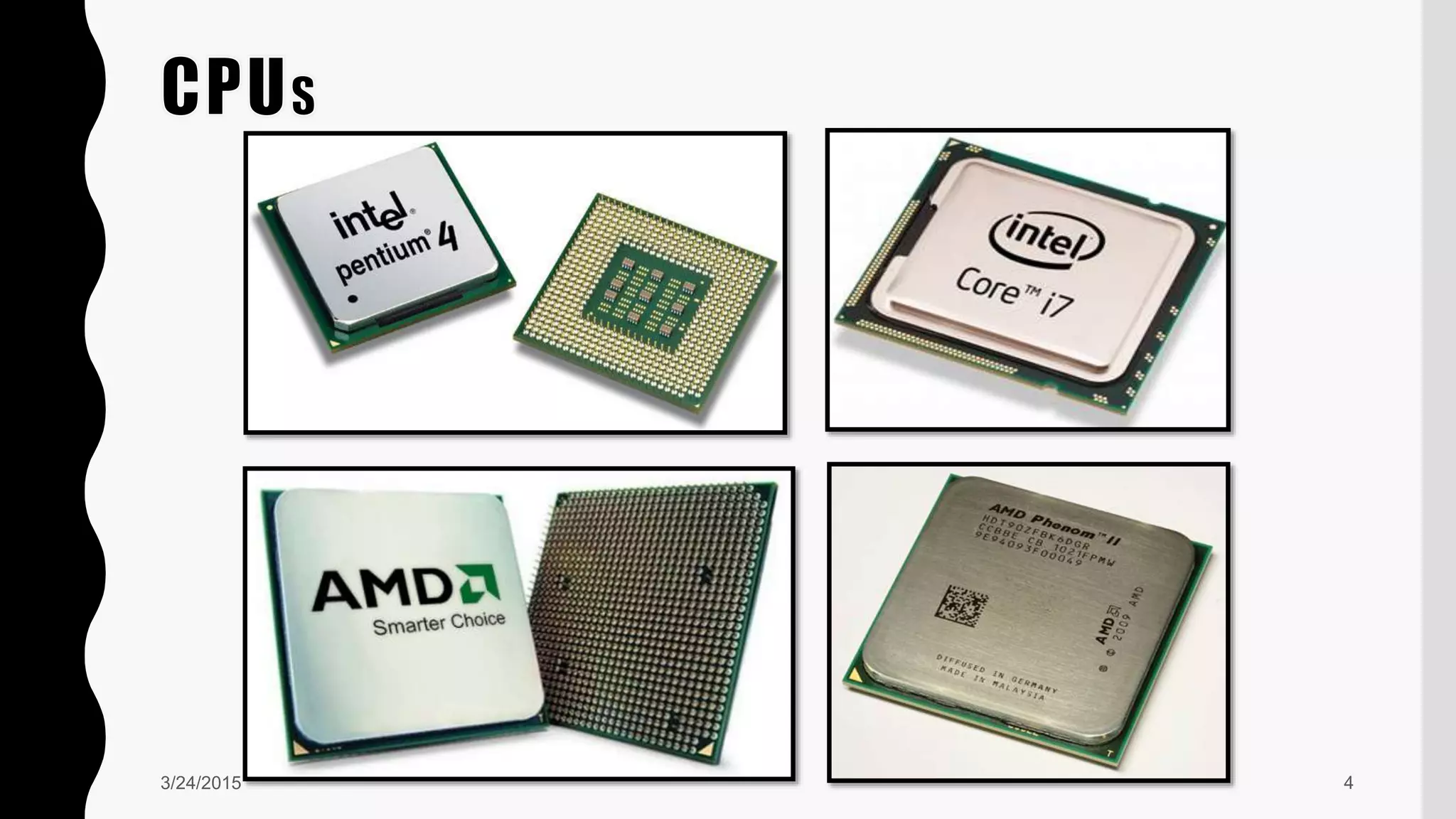 Cpu Central Processing Units Pptx Computing Technology And Computing