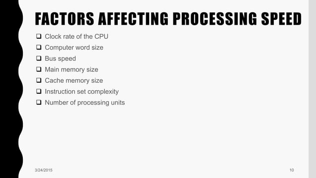 Cpu Central Processing Units Pptx Computing Technology And Computing