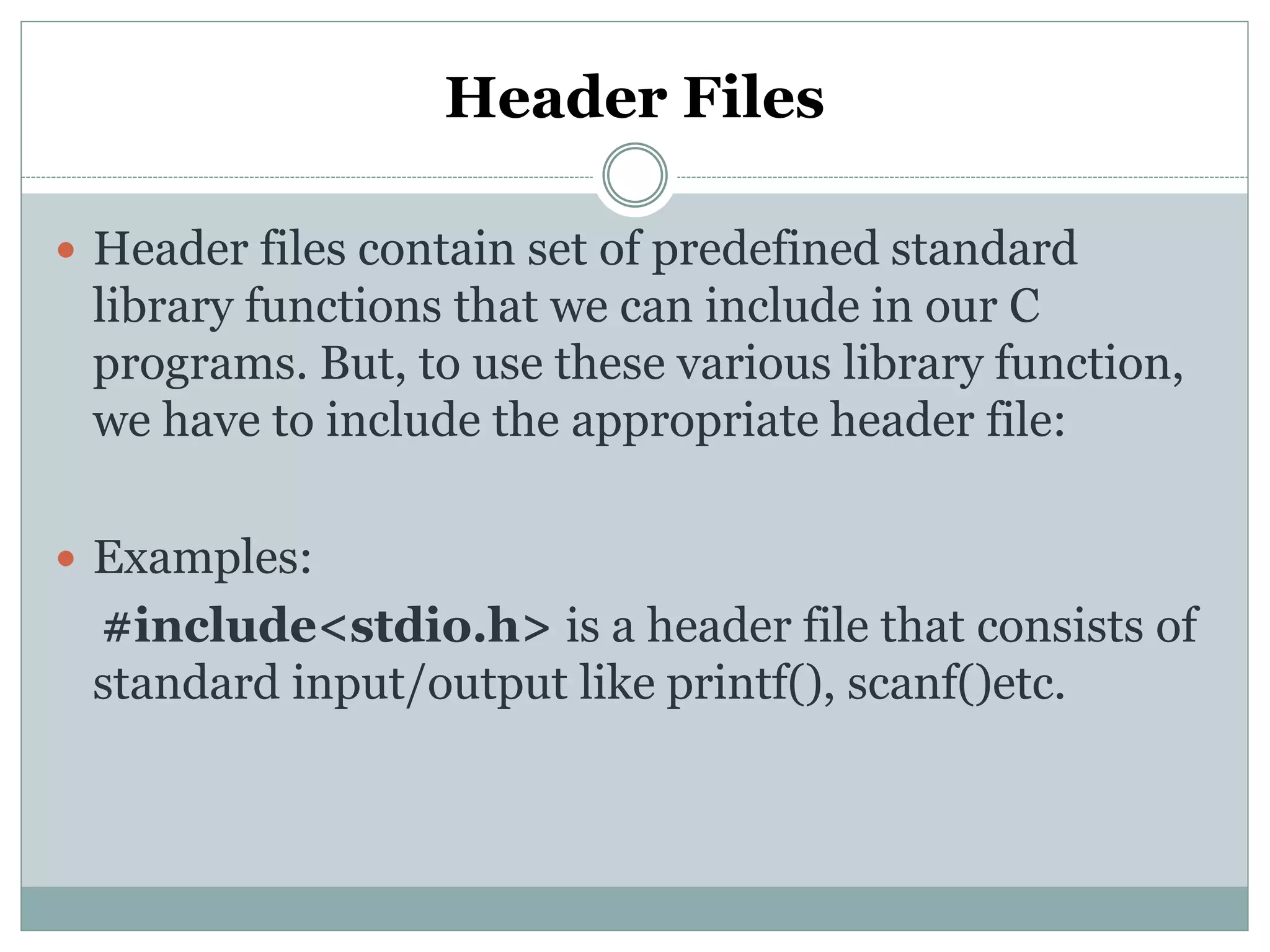 Cpu-fundamental of C | PPT | Free Download