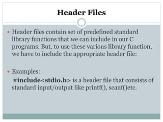 Cpu-fundamental of C | PPT | Free Download