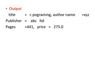 Basic of Structure,Structure members,Accessing Structure member,Nested ...