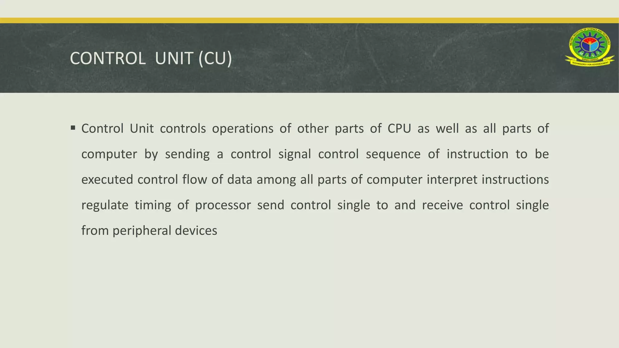 CPU (Central processing unit) | PPTX
