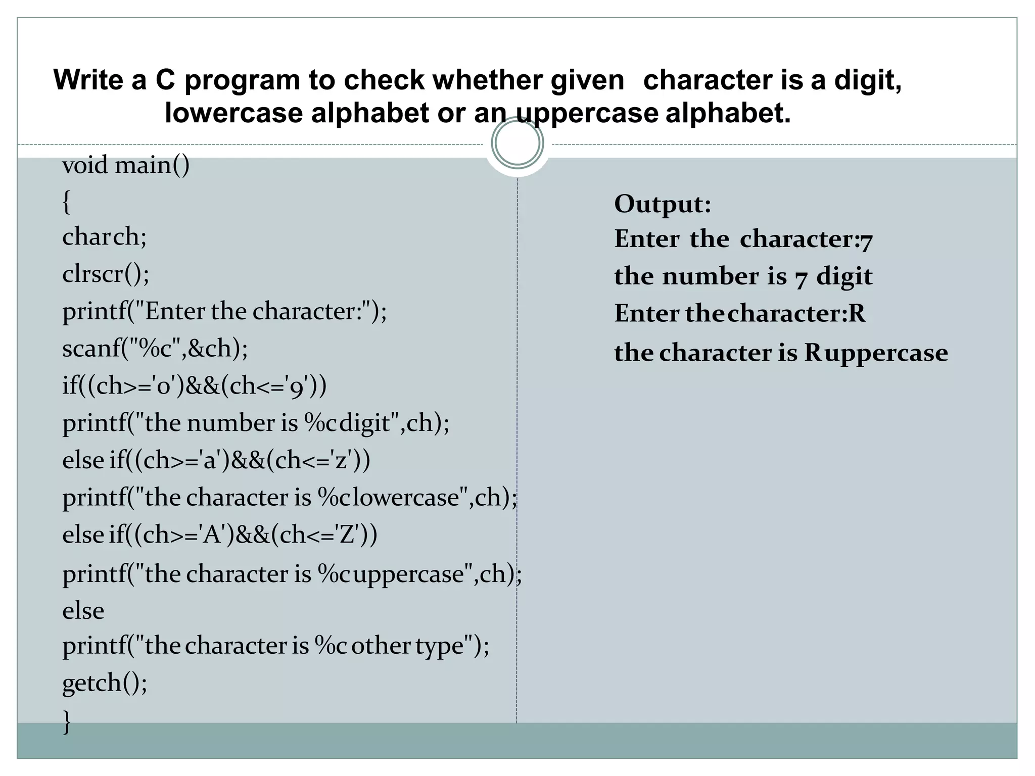 Decision making and branching in c programming | PPTX | Programming Languages | Computing