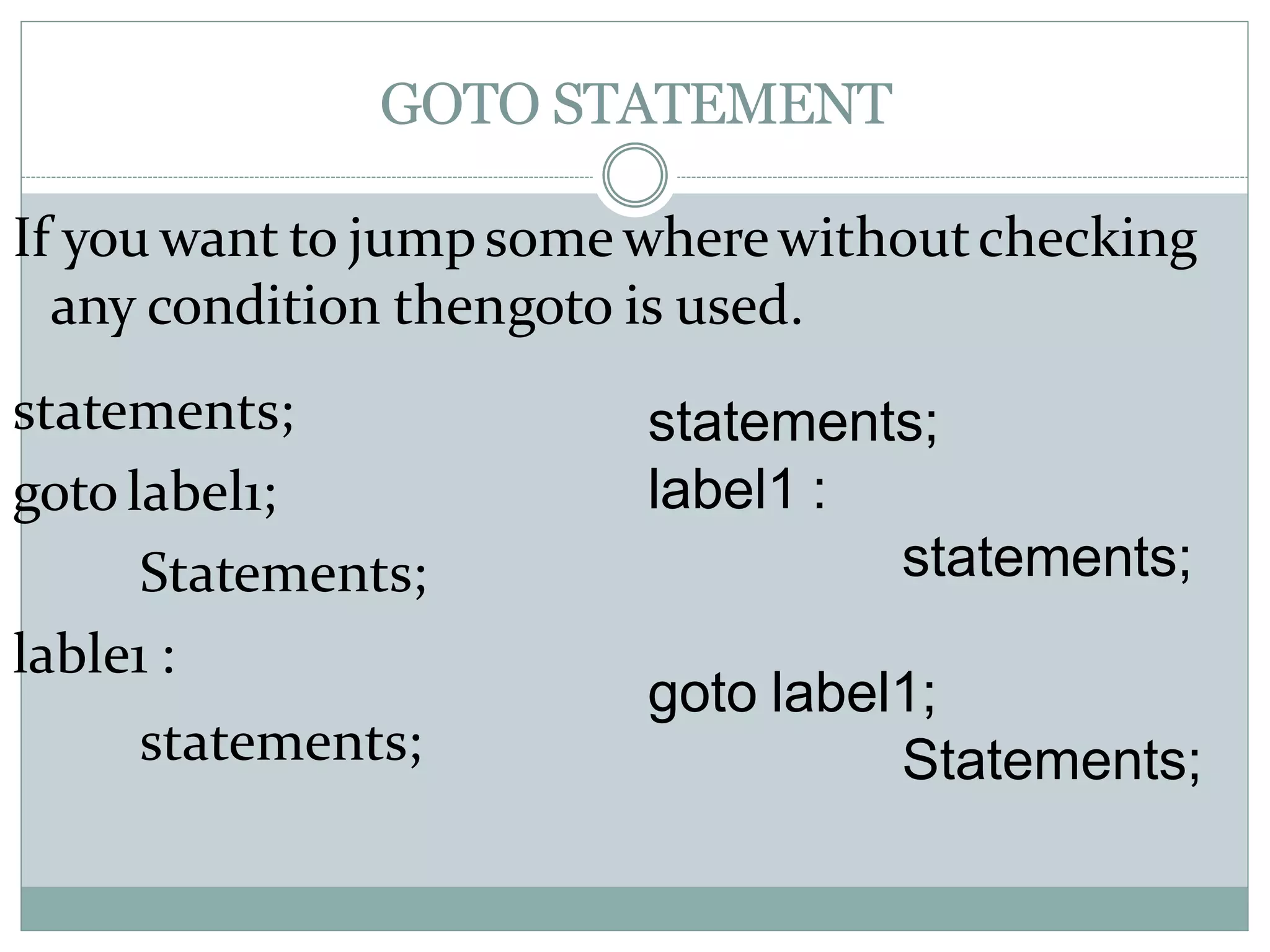Decision Making And Branching In C Programming Pptx Programming Languages Computing
