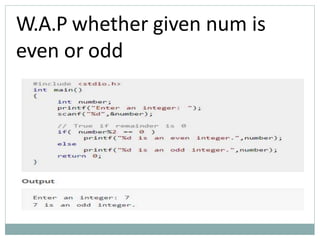 Decision making and branching in c programming | PPTX