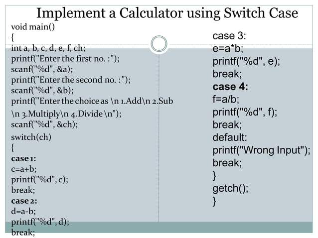 Decision Making And Branching In C Programming Pptx Programming Languages Computing