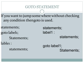 Decision making and branching in c programming | PPTX