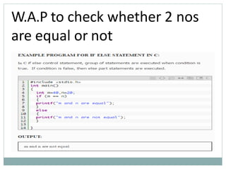 Decision making and branching in c programming | PPTX