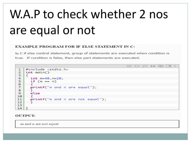 Decision Making And Branching In C Programming Pptx Programming Languages Computing
