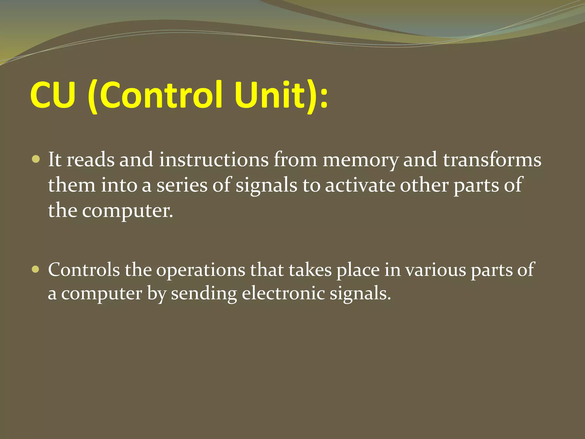 CPU-Central Processing Unit (With History and Complete Detail) | PPTX