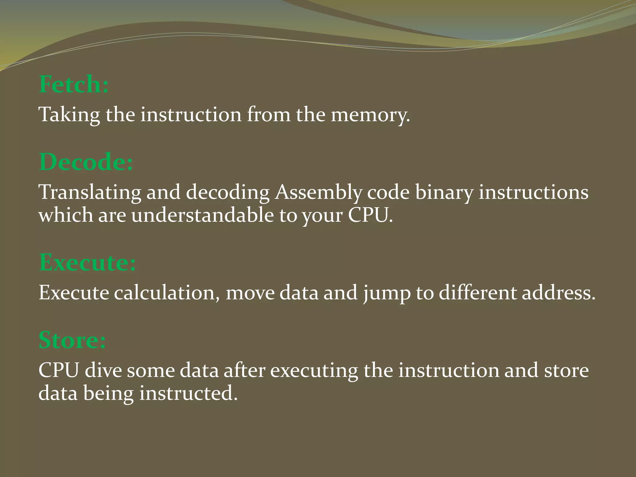 Cpu Central Processing Unit With History And Complete Detail Pptx Operating Systems