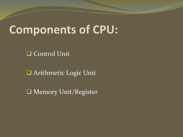 CPU-Central Processing Unit (With History and Complete Detail) | PPTX | Operating Systems ...
