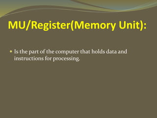 CPU-Central Processing Unit (With History and Complete Detail) | PPTX