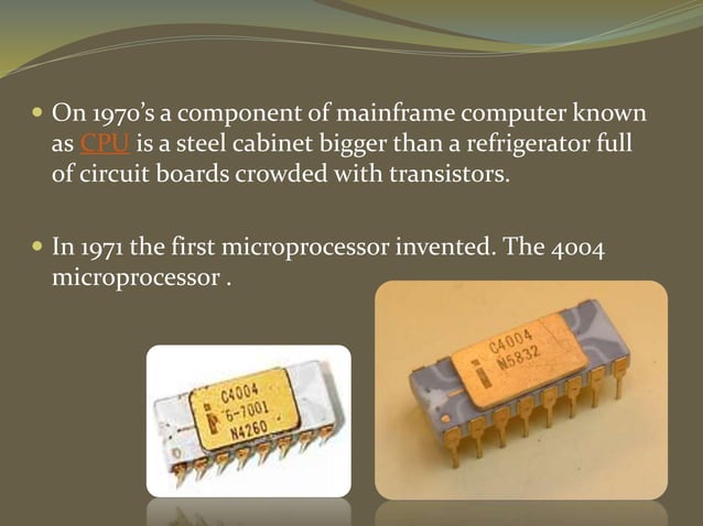 CPU-Central Processing Unit (With History and Complete Detail) | PPTX ...