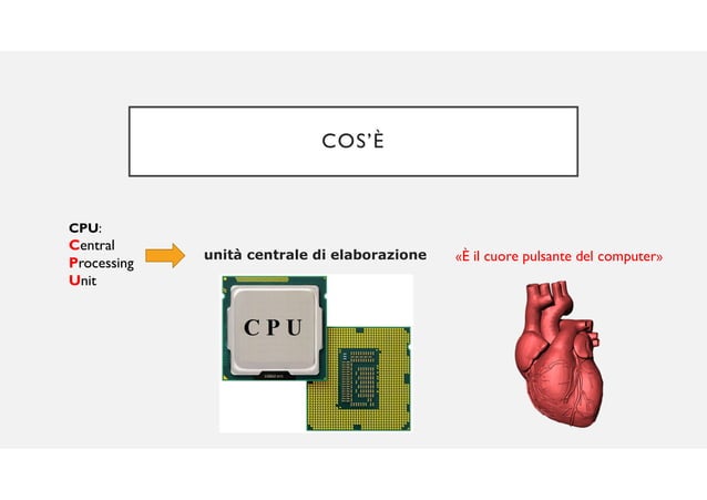 CPU - struttura e funzione | PPT