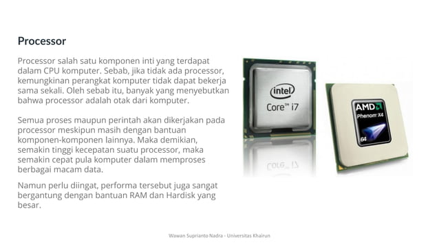 Komponen Komponen CPU & Motherboard 1234 | PDF