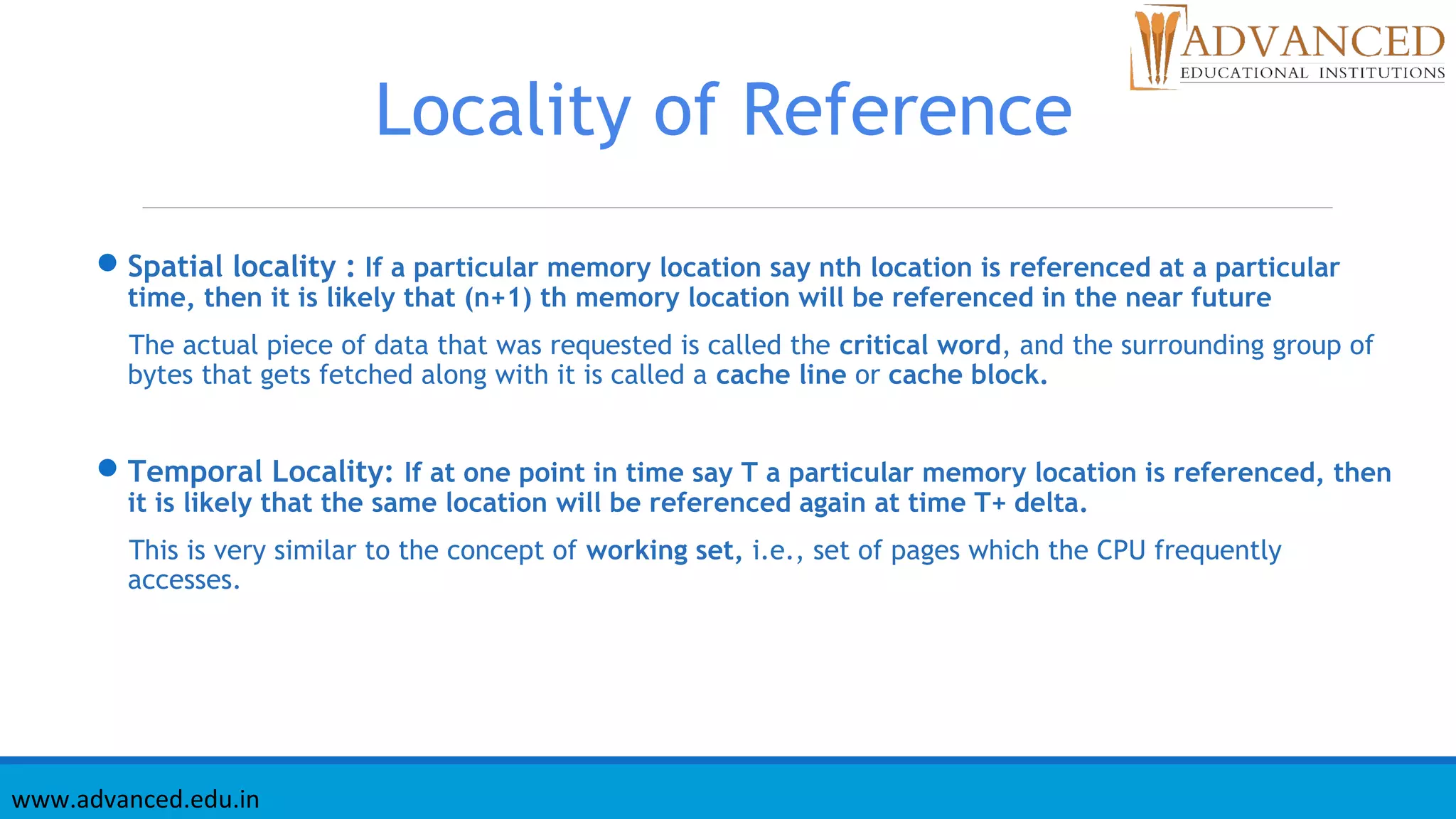Cpu caching concepts mr mahesh | PPT