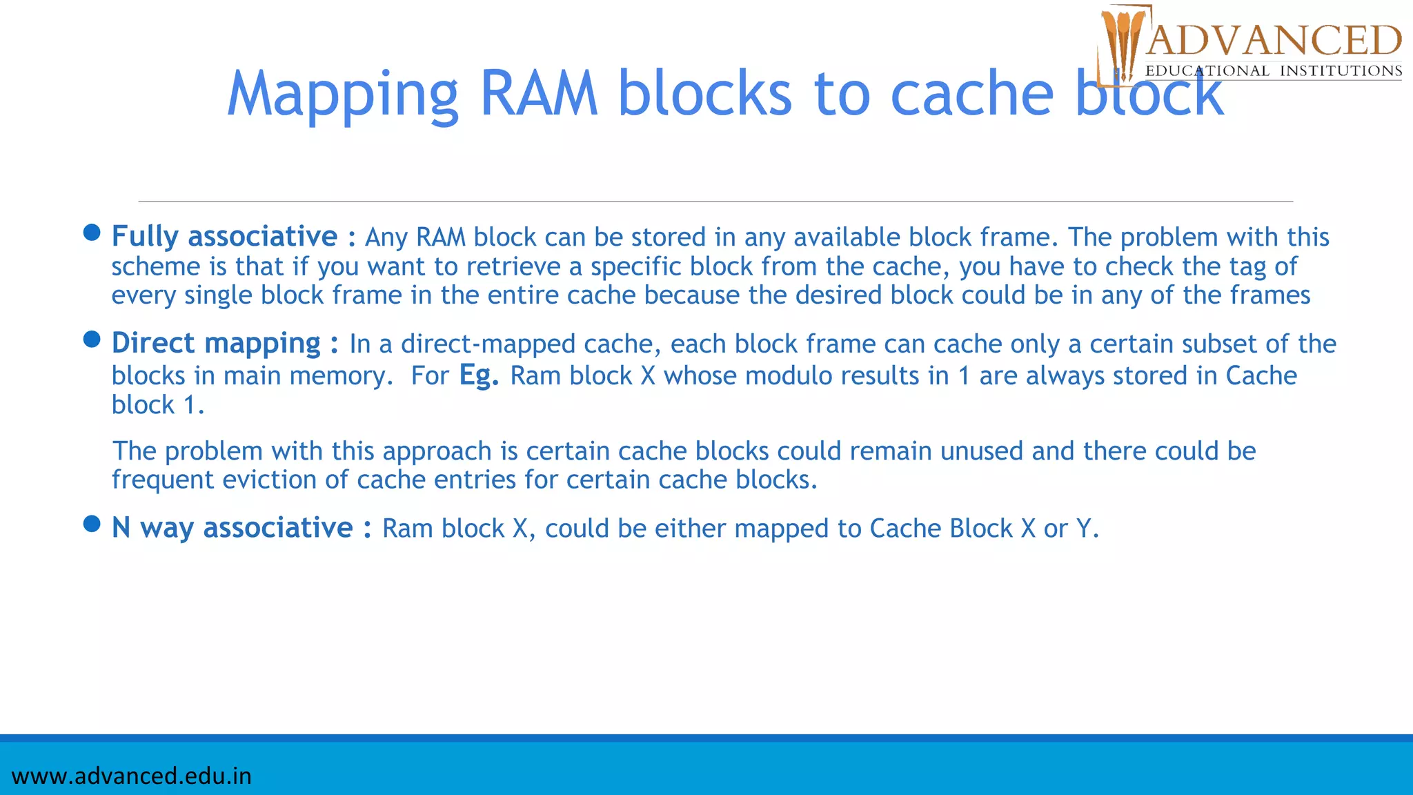 Cpu caching concepts mr mahesh | PPT