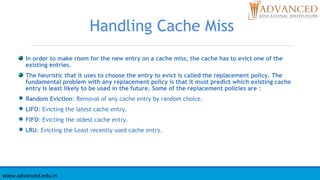 Cpu caching concepts mr mahesh | PPT