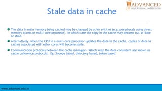 Cpu caching concepts mr mahesh | PPT