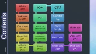 Central Processing Unit (CPU) | PPT